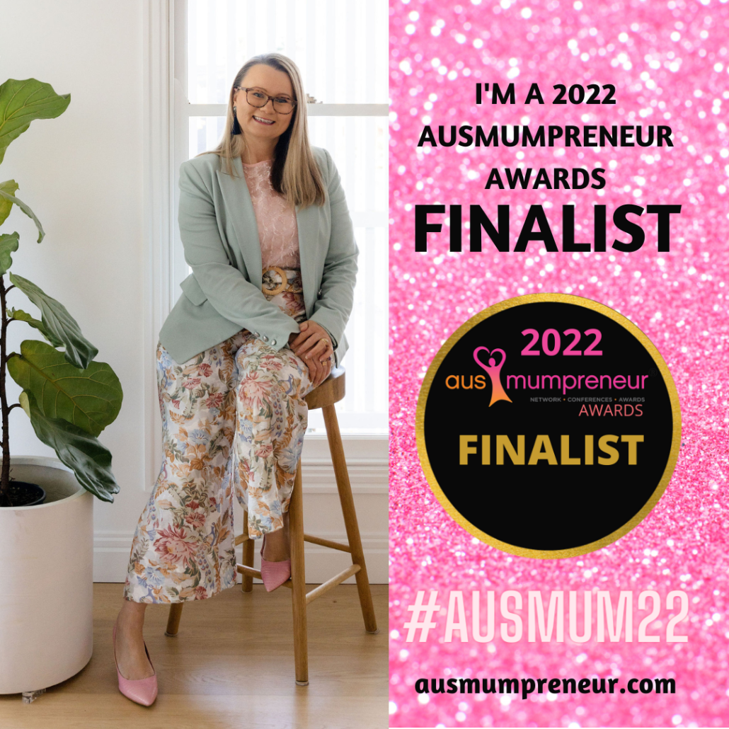 Amy Sanders-Robbins named as Finalist in AusMumpreneur Awards
